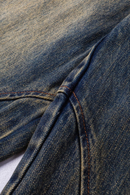 Cursive Washed Denim Jeans – The Snake Hole